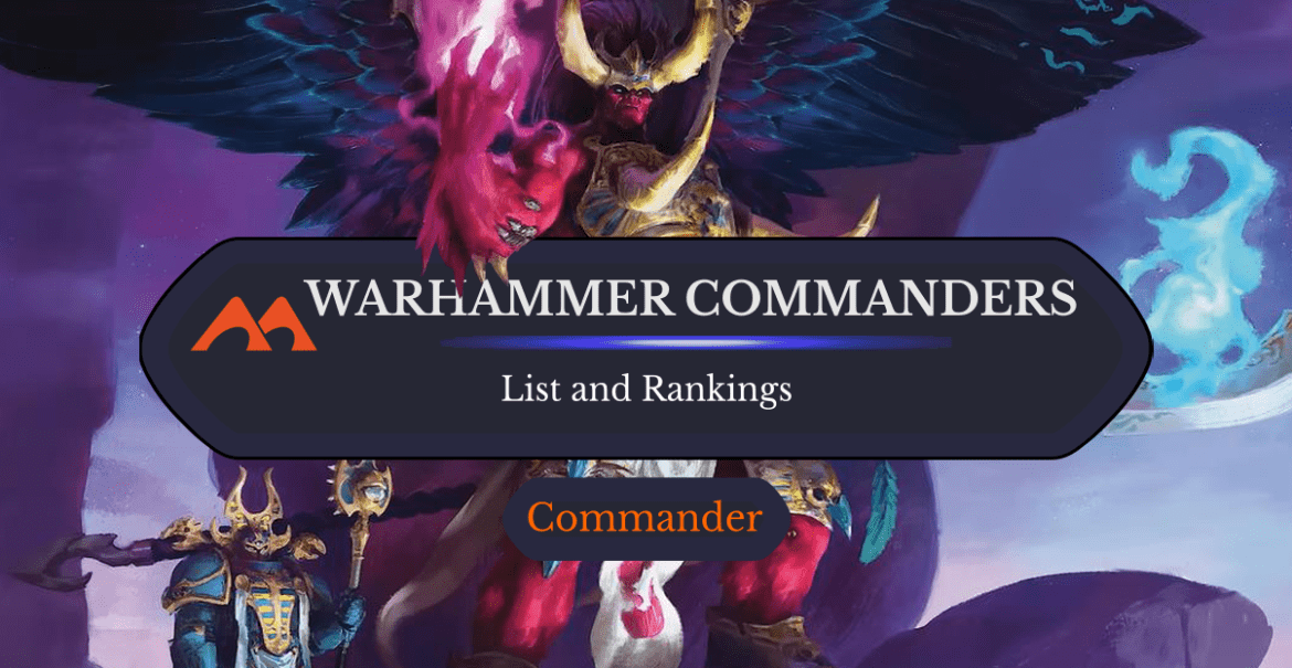 Rankings for All 24 Warhammer 40k Commanders - Draftsim