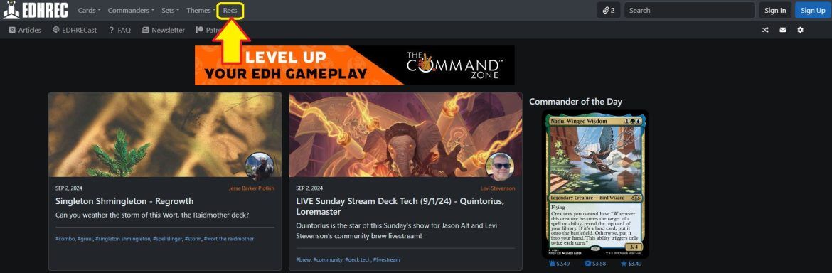 How to Use EDHREC to Build an Awesome Commander Deck - Draftsim