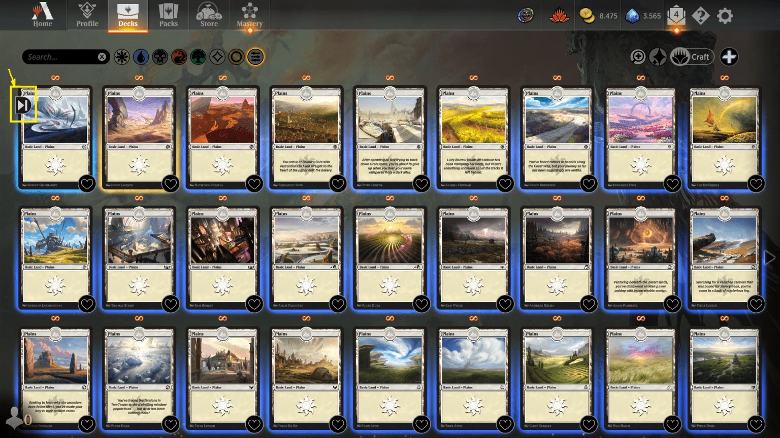 How to Set Default Basic Lands in MTG Arena - Draftsim