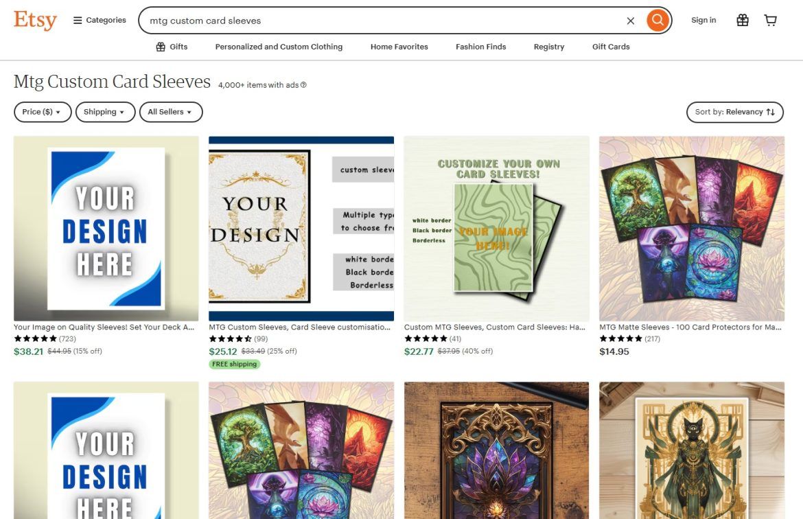 The 4 Best Places for Custom Magic Sleeves - Draftsim