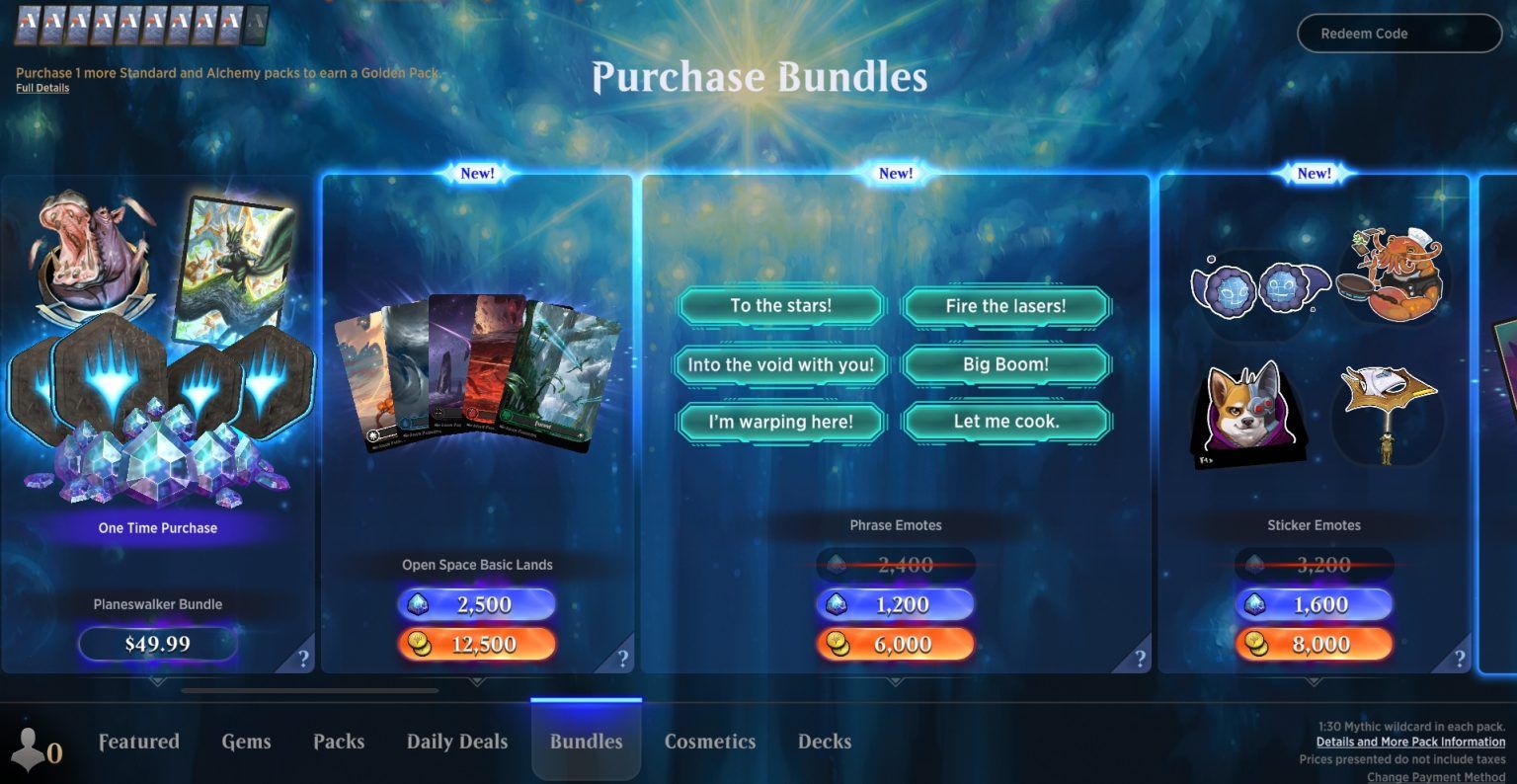 Everything You Need to Know About the MTG Arena Store - Draftsim