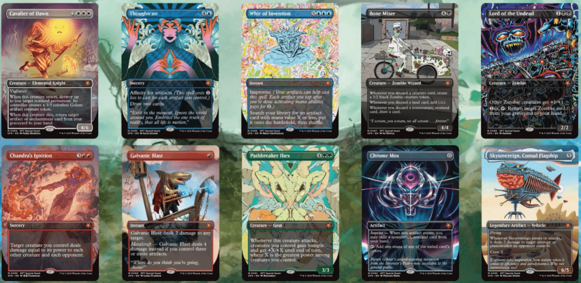 Aetherdrift's Special Guests Wow Players with BIZARRE Card Art - Draftsim