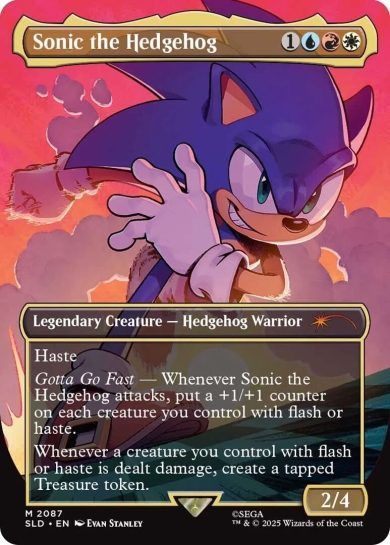 Sonic The Hedgehog Secret Lair Incoming: 7 Unique New Cards - Draftsim