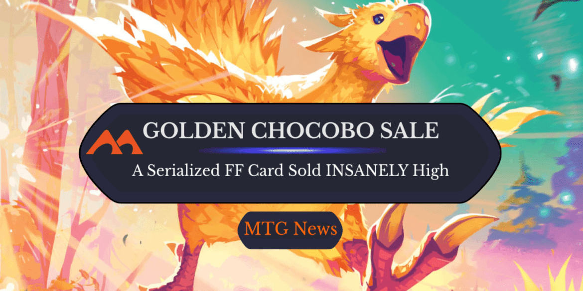 Golden Chocobo Sells For Staggering $78,000 in Mere Hours - Draftsim