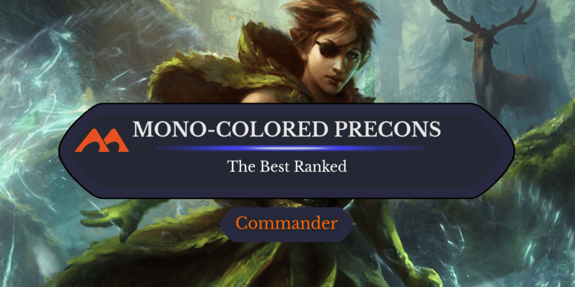 All 7 Mono-Colored Commander Precons in Magic Ranked - Draftsim