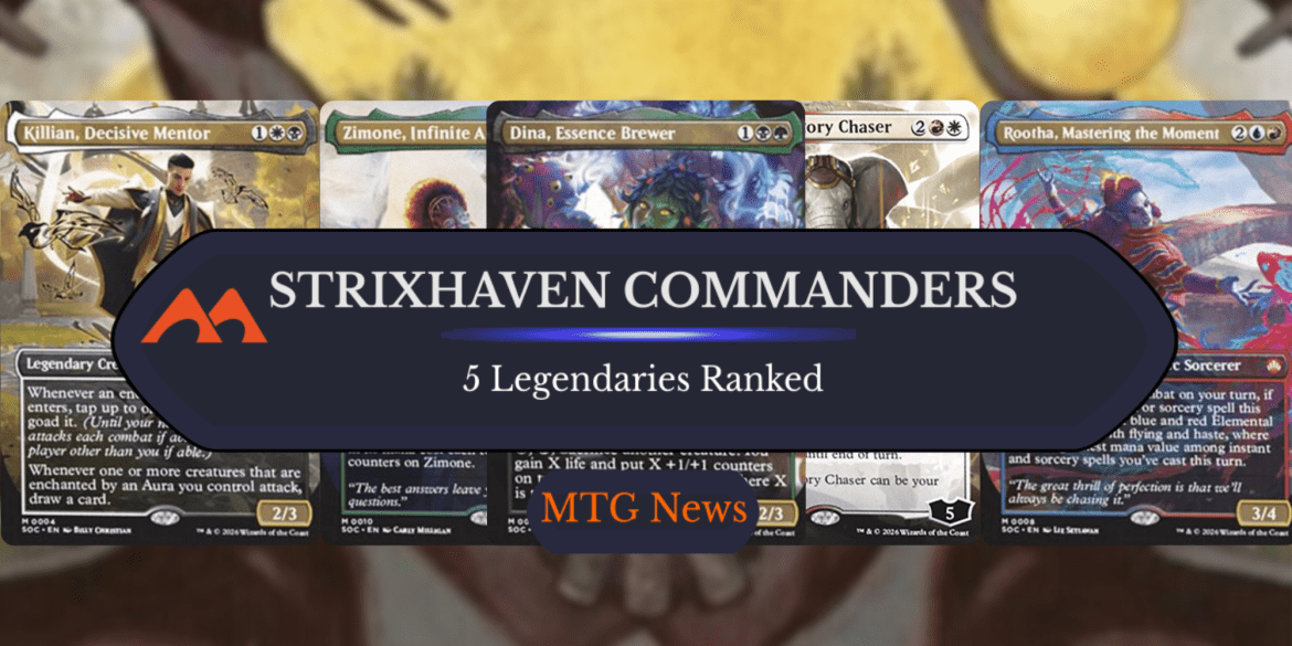 Ranking All 5 Strixhaven Precon Face Commanders - Draftsim