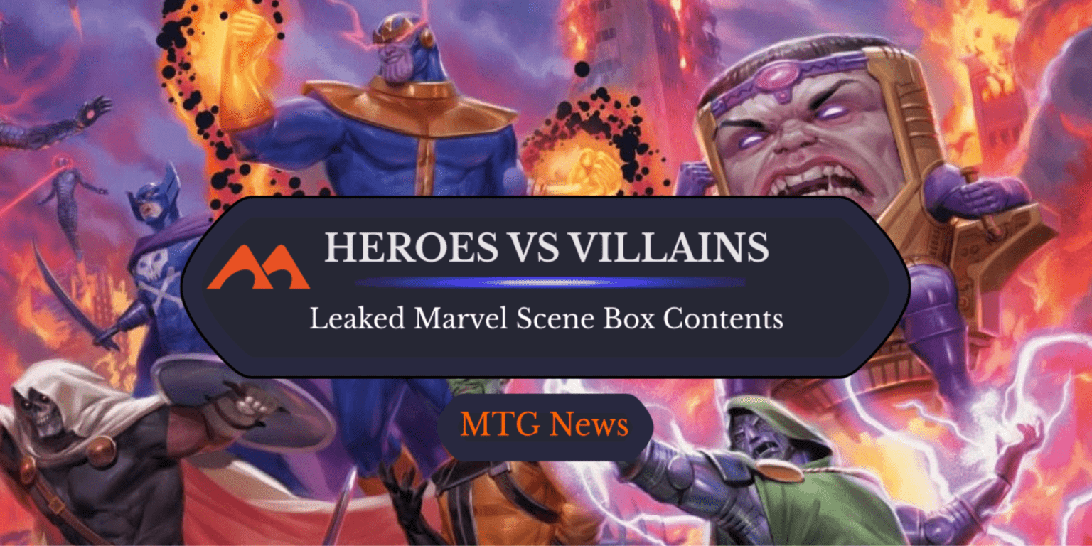 Summer Marvel Scene Boxes Put Heroes and Villains Center Stage - Draftsim